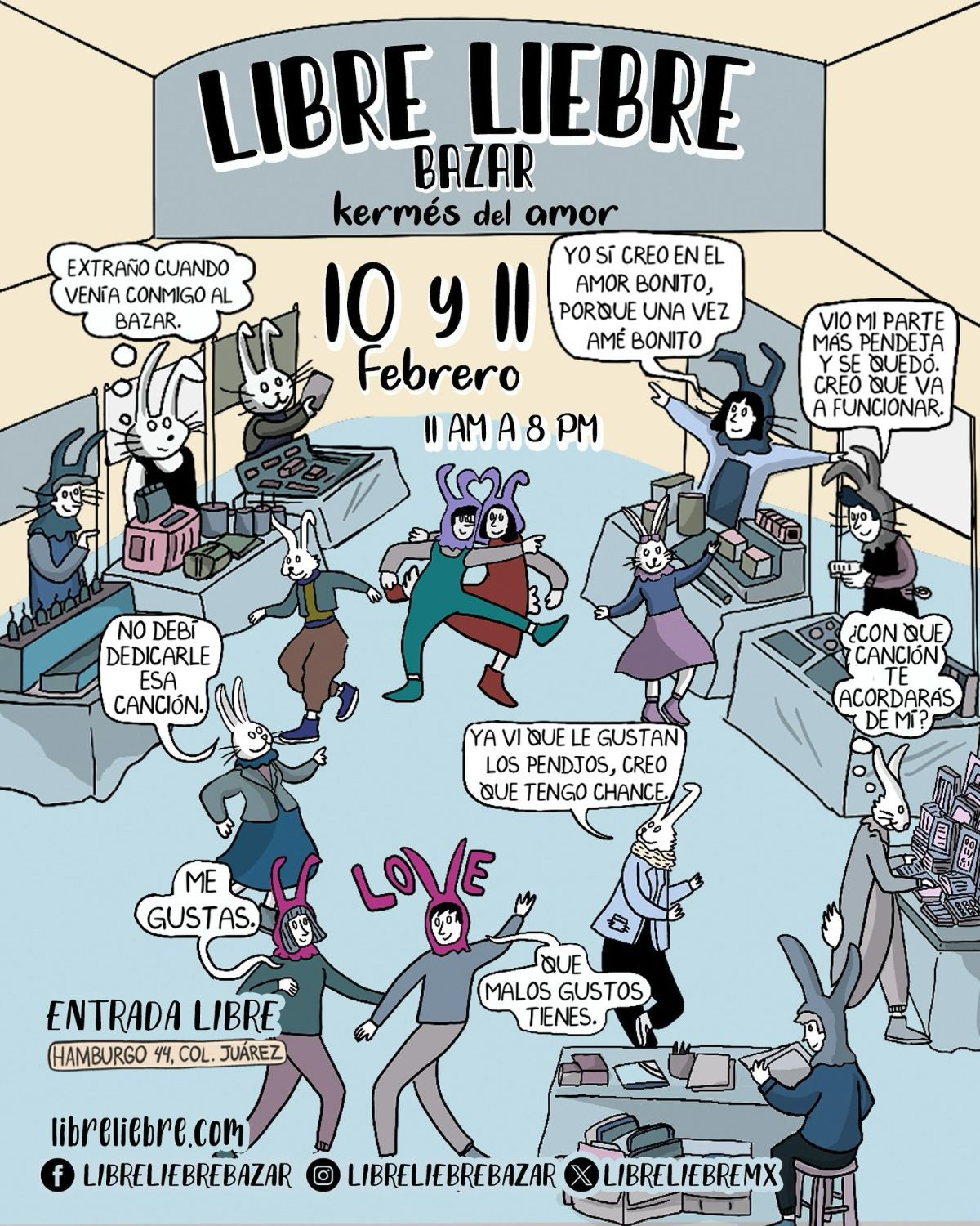 Libre Liebre Bazar: Kermés del amor - Agenda Chilango